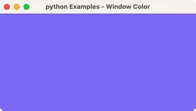 How To Set Tkinter Window Background Color