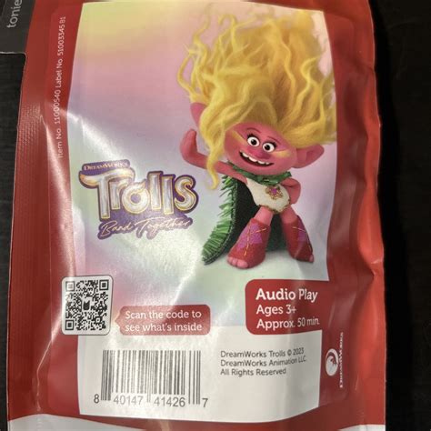 Tonies Characters Tonies Trolls Viva Audio Figure 70 Minute Playtime