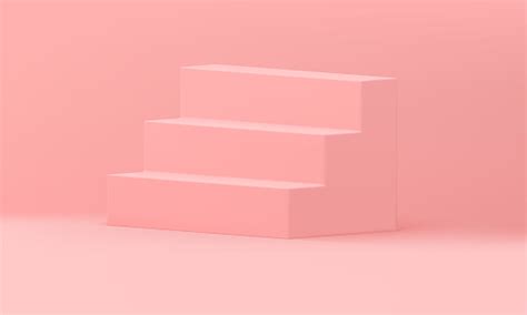 3d 계단 핑크 사다리 수준 기하학적 구조 성공 성취 기회 받침대 벡터 계단에 대한 스톡 벡터 아트 및 기타 이미지 계단 배경 주제 분홍 Istock