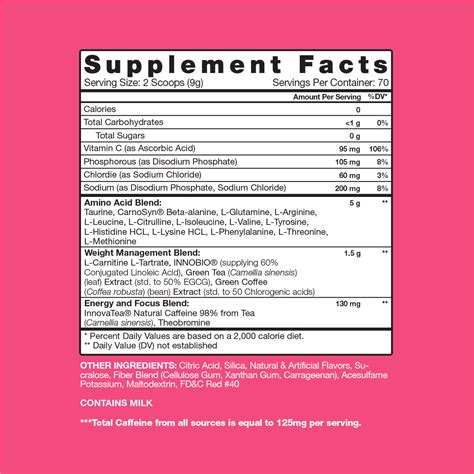 The Supplements Factory Rsp Amino Lean