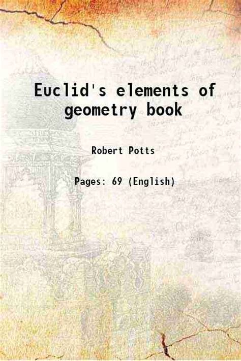 Euclid S Elements Of Geometry Book 1876