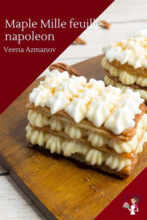 Maple Mille Feuille Puff Pastry Napoleon
