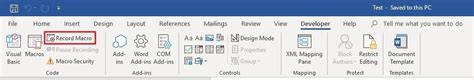 Activate Developer Tab In Word Centralcat