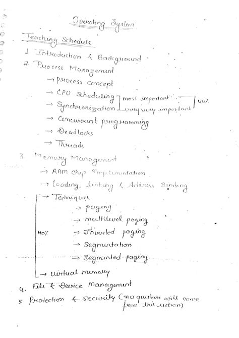 Computer Operating System Studocu