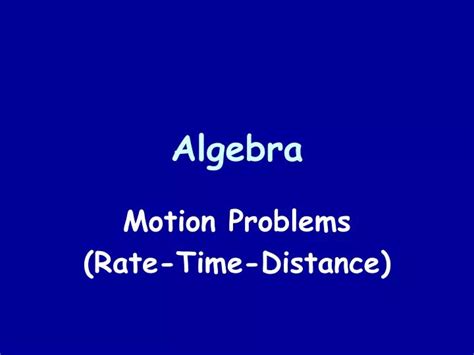 PPT Algebra PowerPoint Presentation Free Download ID 606409