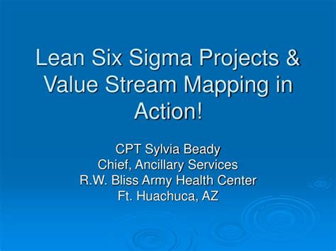 PPT Lean Six Sigma Projects Value Stream Mapping In Action PowerPoint Presentation ID 1258584