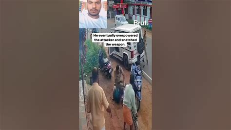 this kerala policeman s bravery went viral on the intenet a she subdued a man wielding a machete