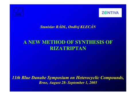 Pdf A New Method Of Synthesis Of Rizatriptan