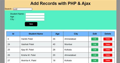 Php Ajax Tutorial