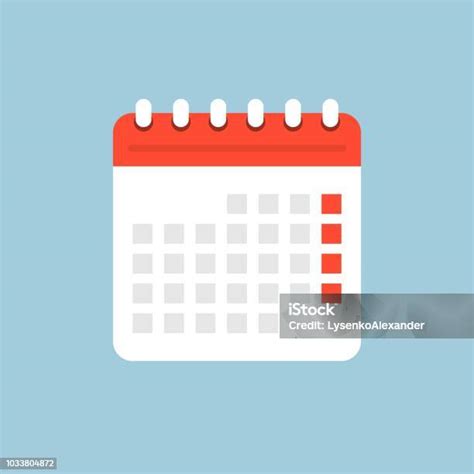 평면 스타일에서 캘린더 일정 아이콘입니다 플래너 벡터 일러스트 레이 션에 흰색 배경 고립 일정 비즈니스 개념입니다 검은색에 대한 스톡 벡터 아트 및 기타 이미지 Istock