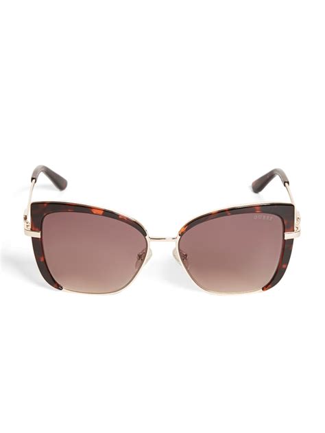 Tinted Cat Eye Sunglasses Guess