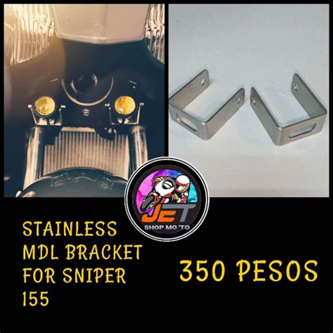Stainless Mdl Bracket Sniper 155 150 Shopee Philippines