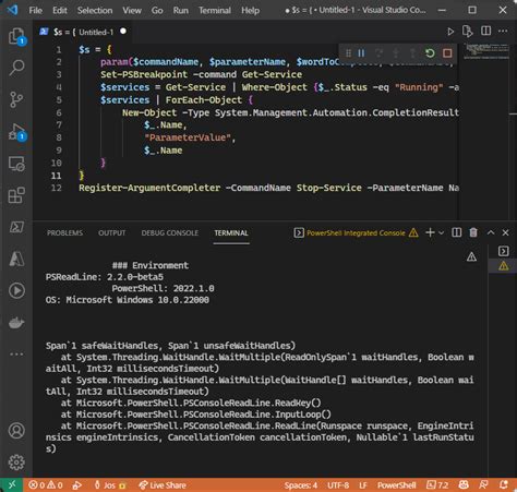 Powershell Preview Regression Bug Debugger Hangs When A Breakpoint
