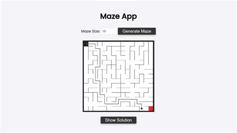 Maze Game App Using Html Css And Javascript With Source Code Sourcecodester