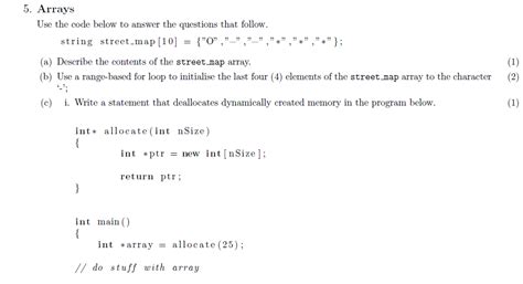 Solved 21 5 Arrays Use The Code Below To Answer The