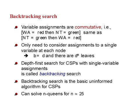 Constraint Satisfaction Problems Chapter Outline CSP Examples