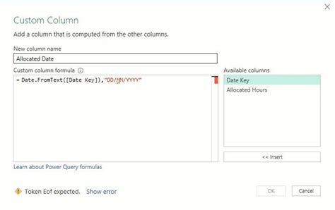 Convert A Date Without Slashes Into A Date Column • Power Query • Excel