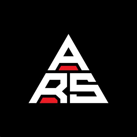 Diseño De Logotipo De Letra Triangular Ars Con Forma De Triángulo