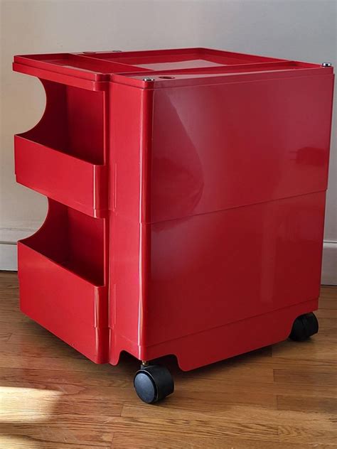 Space Age Boby Serving Table In Red Plastic By Joe Colombo For Bieffeplast 1960s For Sale At Pamono