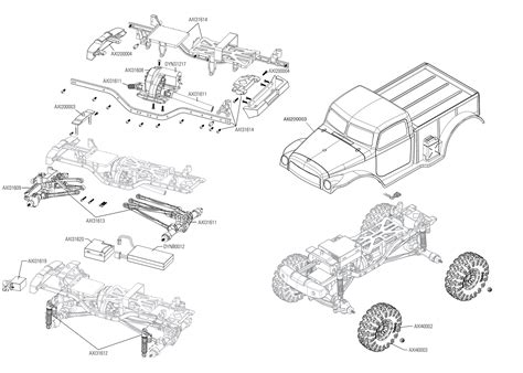 Exploded View Scx24 B 17 Betty 124 4wd Rtr Limited Edition Chassis Astra Exploded View Scx24 B 17 Betty 124 4wd Rtr Limited Edition Chassis Astra