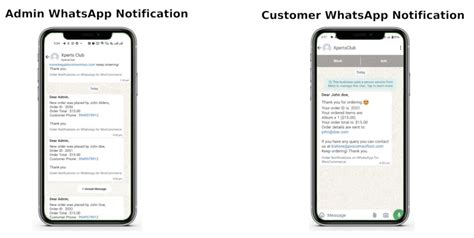 order notifications on whatsapp woocommerce marketplace