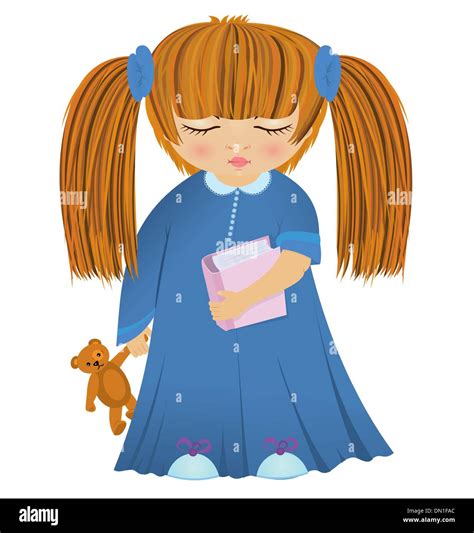 Ragazza Con Gli Occhi Chiusi Gli Occhi Immagini Vettoriali Stock Alamy