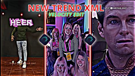Trend 💞💝 Attitude Xml File 😈⚡ New Trend Xml File 🥵💯 Alightmotion Xml File 👀💝 Youtube