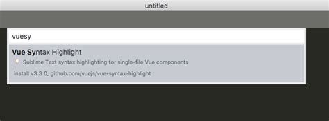 Sublime Update Broke Vue Syntax Highlight Issue Vuejs Vue Syntax Highlight Github