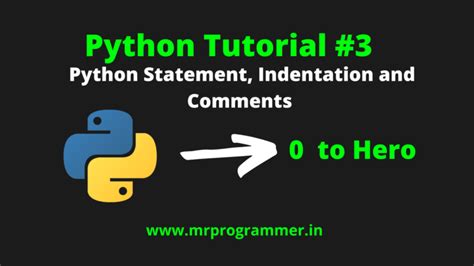 Python Tutorial Mr Programmer