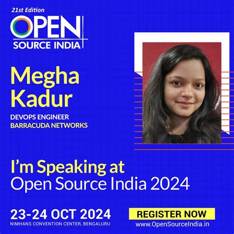 Megha Kadur On Linkedin Get Ready To Explore Devops And Cloud With Me I Will Be Speaking At Open