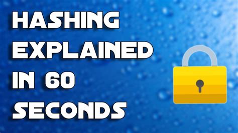 Hashing Explained In 60 Seconds Computer Science Web Development