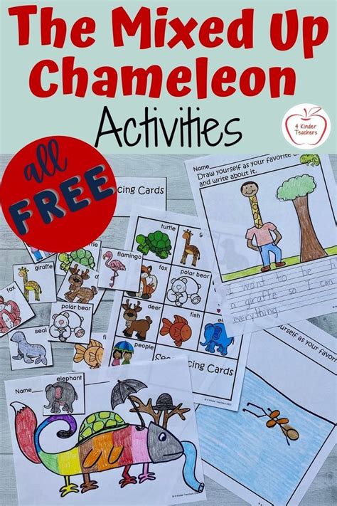 The Mixed Up Chameleon By Eric Carle Worksheet Artofit