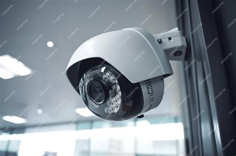 Premium Ai Image Security Cctv Camera Monitoring System Generative Ai