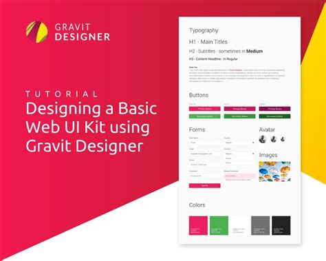 Designing A Ui Kit Using Gravit Designer