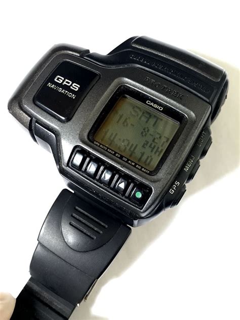 Casio Protrek Prt 1 1840 The First Gps Watch With New Battery And Manual Vintage Watchuseek