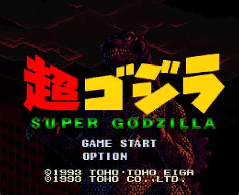 Retro Game Of The Week Super Godzilla Snes Sfc Alex Reviews Tech