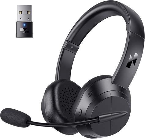 Wireless Headset With Mic For Work Bluetooth Headset With