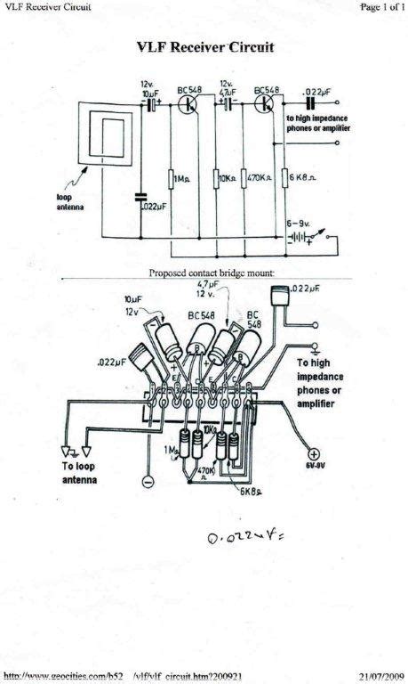 Very Low Frequency VLF Detector Circuit Circuit Diagram Centre