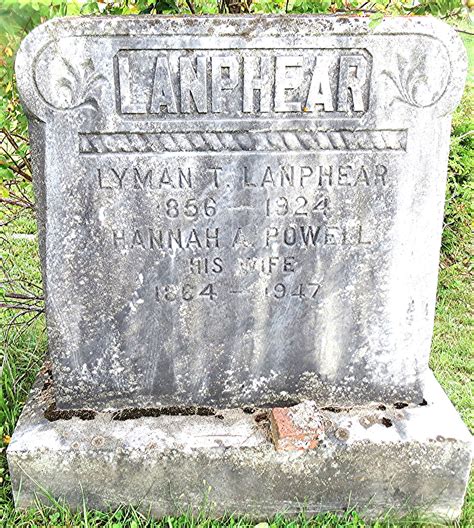 Hannah Atwell Powell Lanphear Emery Warner 1864 1947 Mémorial Find