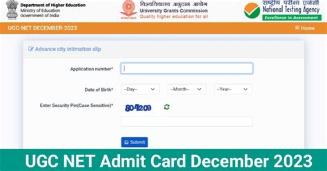 Ugc Net Admit Card December 2023 Nta Net यूजीसी नेट एडमिट कार्ड दिसंबर 2023
