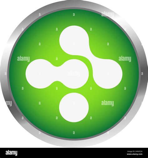 Connected Circles Nodes As Technology Tech Electronics And Connection Icon Symbol Stock