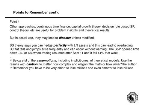 Ppt Scenario Based Stochastic Programming Thinking For Asset Liability Problems Dr William T