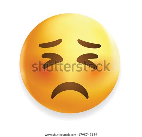 흰색 배경에 격리된 크라이 면 벡터 스톡 벡터로열티 프리 1795747159