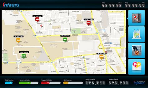 GPS Application Live Terminal UI Design Behance