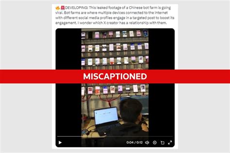 Fact Check Video Does Not Show A Bot Farm In China Reuters