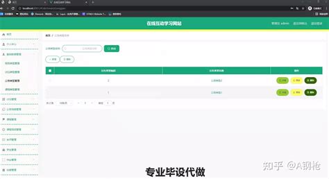 springboot 在线互动学习网站 知乎