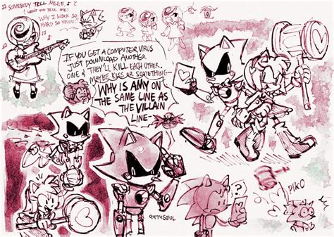 Sonic The Hedgehog Amy Rose Dr Eggman Metal Sonic And Sage Sonic