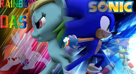 Rainbow Dash And Sonic Sfm By Lux The Pegasus On Deviantart