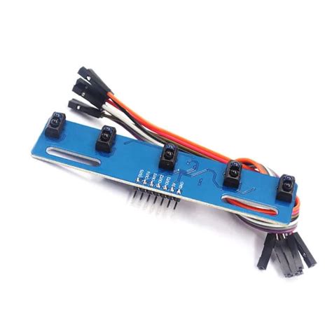 Five Channel Tracking Sensor Five Channel Infrared Tracking Sensor Module Tcrt5000l Buy Five