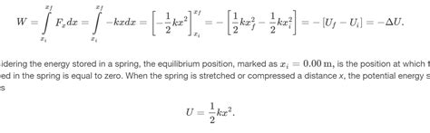 Work Interpreting The Negative Sign In Simple Harmonic Motion Physics Stack Exchange